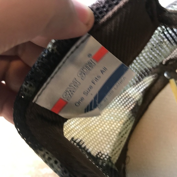 Vintage | Accessories | Vintage Eo Reed Construction Camo Snapback Hat ...